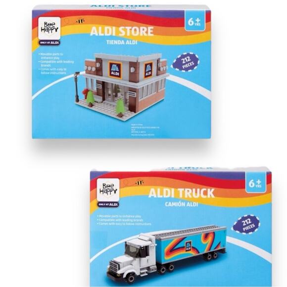 aldi | Toys | In Hand Aldi Truck And Store Building Bricks Kits Lego ...